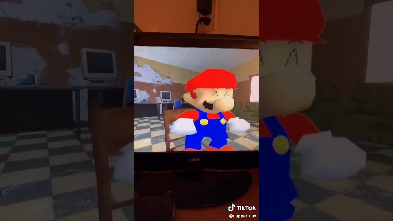 Funny Mario And Baldi In Tik Tok - YouTube