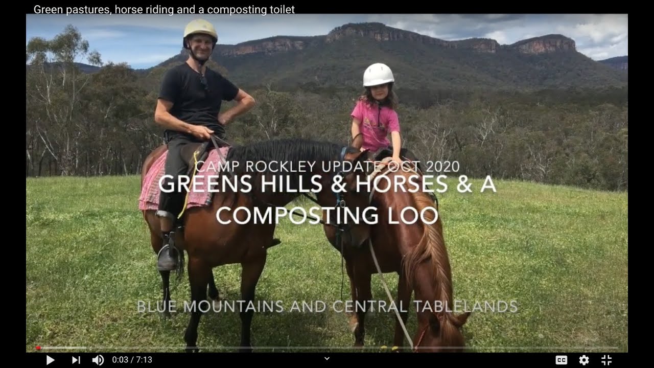 Green pastures, horse riding and a composting toilet - YouTube