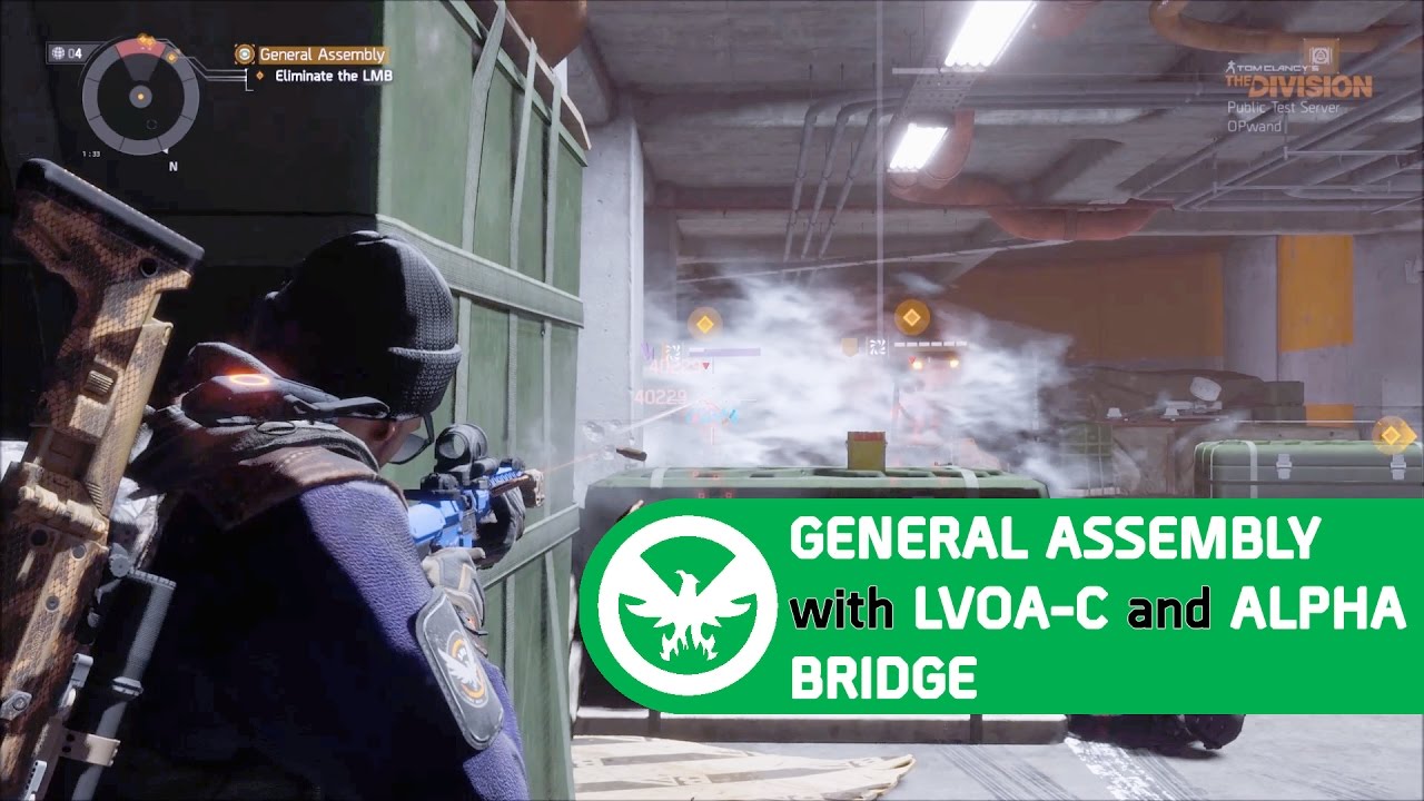 Tom Clancy's The Division 1 4 PTS Week 2 General Assembly Farming with ...