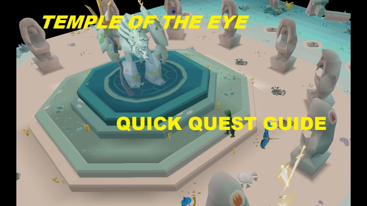 Temple of The Eye FAST QUEST GUIDE | Runecrafting Mini-game Quest - YouTube