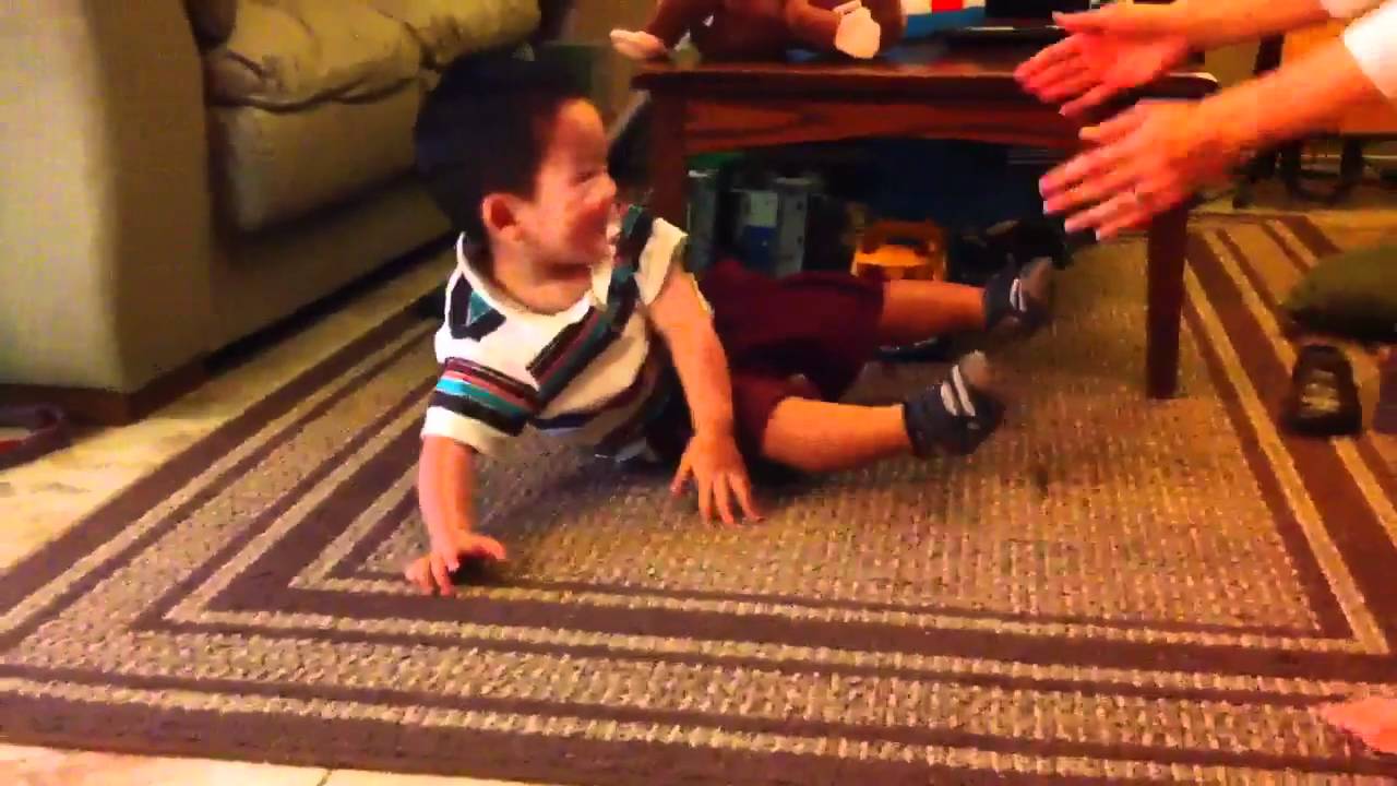 Toddler Somersault - YouTube