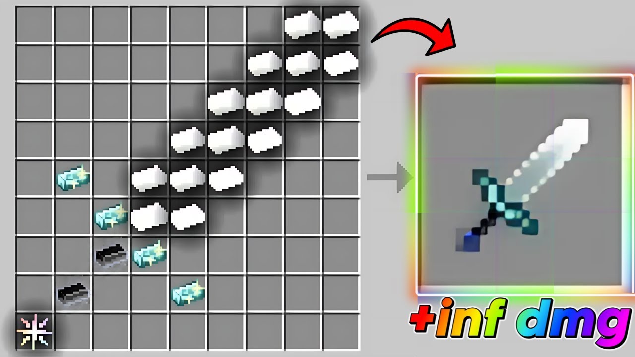 CRAFTING THE SWORD OF THE COSMOS in Minecraft - YouTube