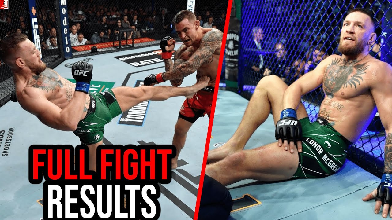 Dustin Poirier Vs Conor McGregor 3 UFC 264 Full Fight Results - YouTube