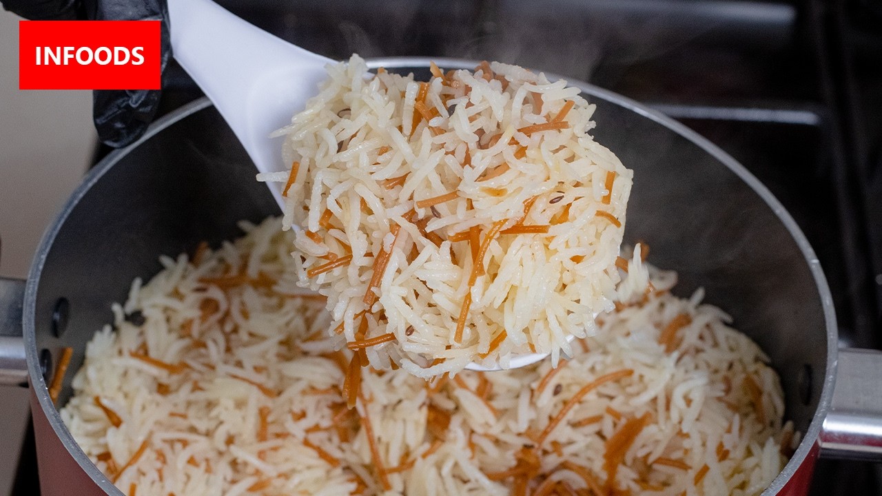 Spaghetti Rice Recipe | How to Cook Spaghetti with Rice | Infoods - YouTube