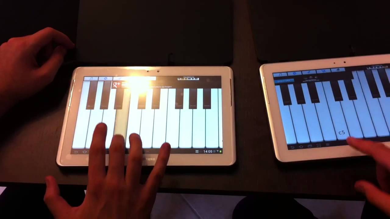Samsung Galaxy Tab 2 Piano - YouTube