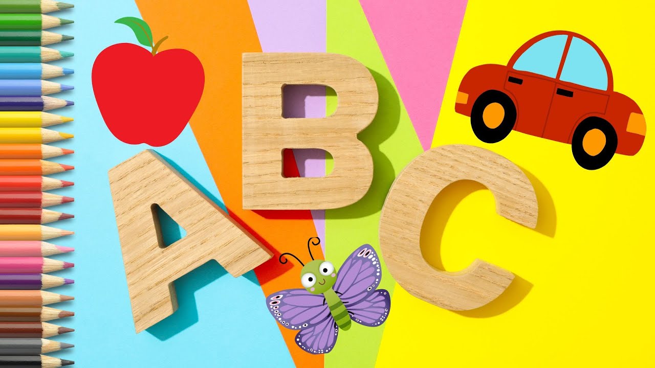 Learn Alphabet A to Z through Drawing and Painting- Alphabet for kids ...