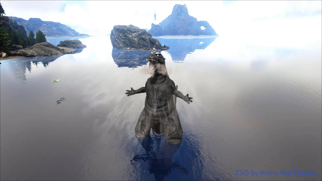 ARK: Survival Evolved All Versions Of Godzilla - YouTube