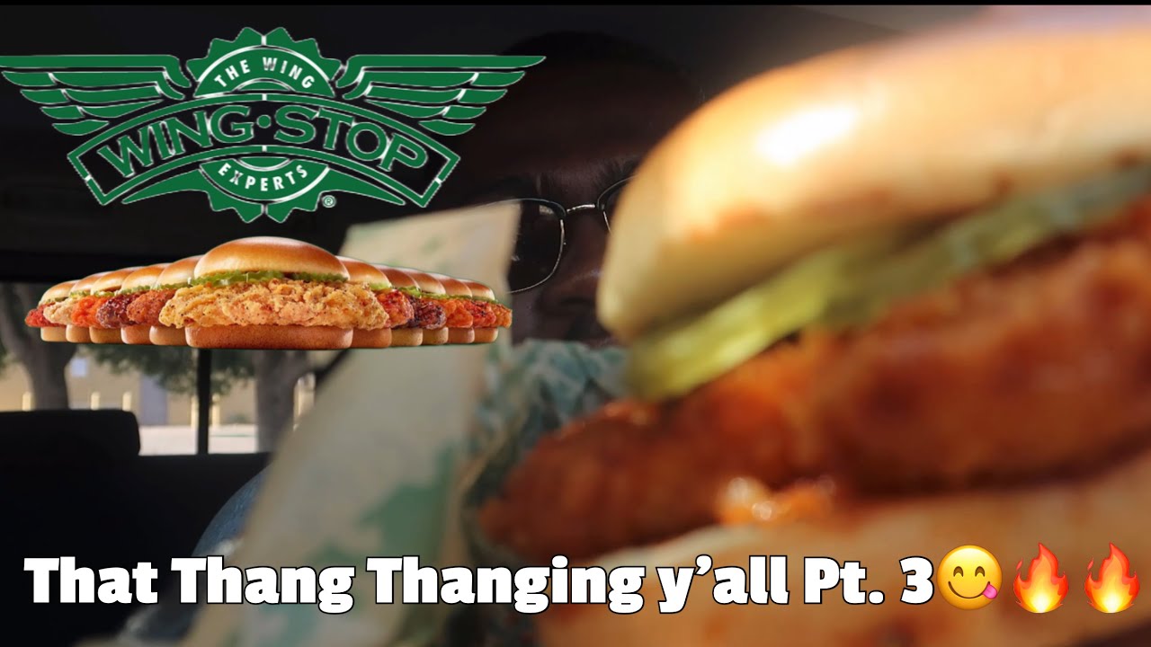 TRYING WING STOP BRAND NEW CHICKEN SANDWICH | HOT HONEY RUB REVIEW🔥🔥🔥🔥 ...