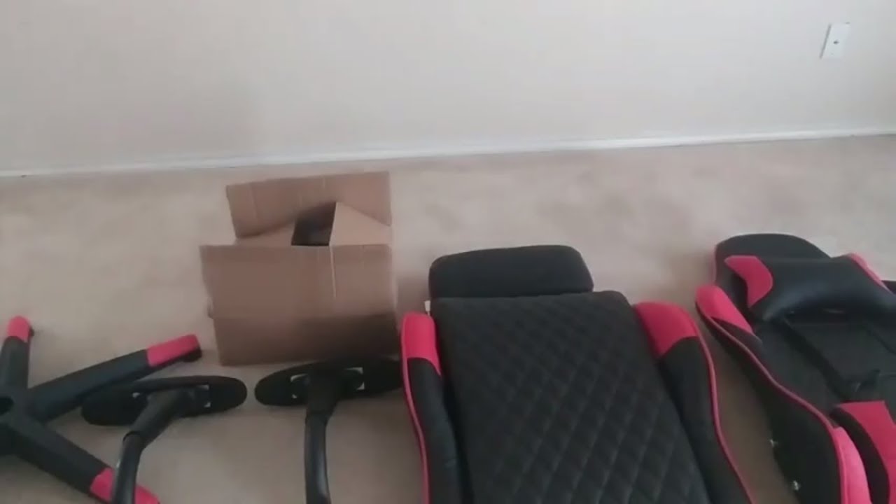 KINSAL GAMING CHAIR Assembly (Follow Along/Visual Instructions) - YouTube