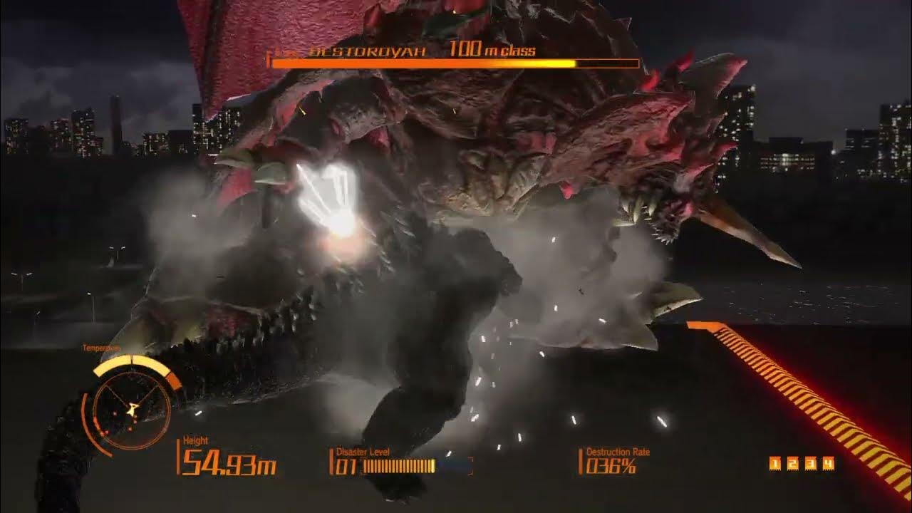 GODZILLA PS4: Heisei Godzilla vs Destoroyah (100m Height) - YouTube