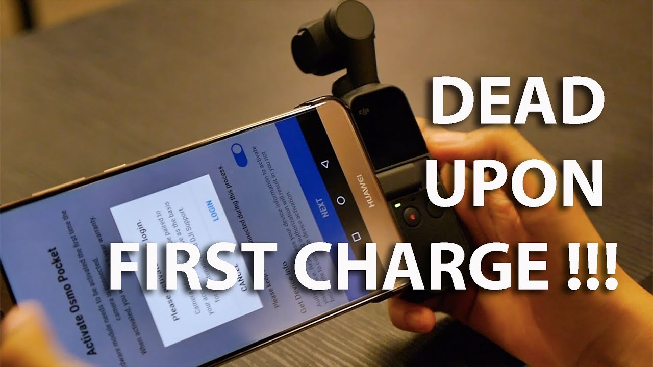 Dji OSMO Pocket DEAD on first charge + short footage review - YouTube