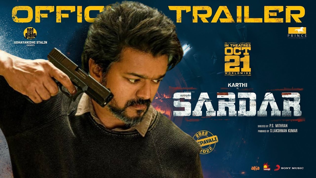 SARDAR Official Trailer - Thalapathy Vijay Version | Karthi | GV ...
