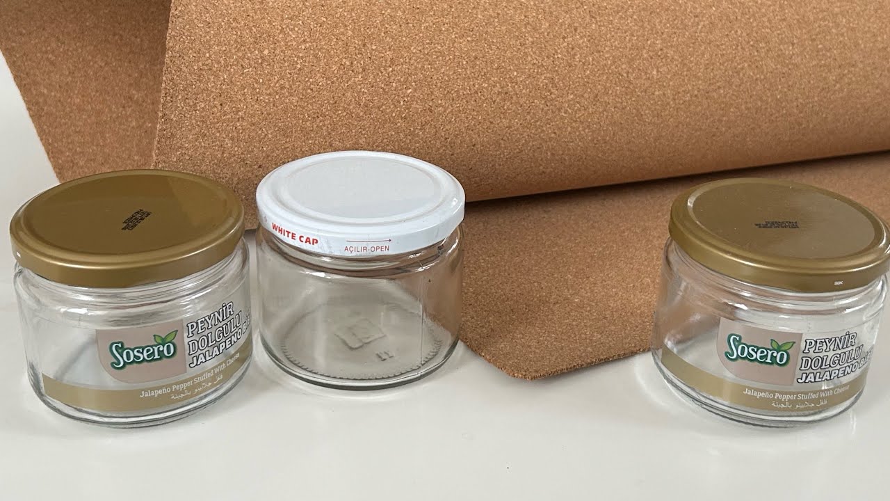 Unusual Recycling Idea with 3 Glass Jars! - YouTube