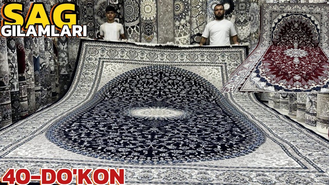 SAG GILAM NARXLARI CHEGIRMADA URGANCH BUYUM BOZOR 40-DO'KON - YouTube