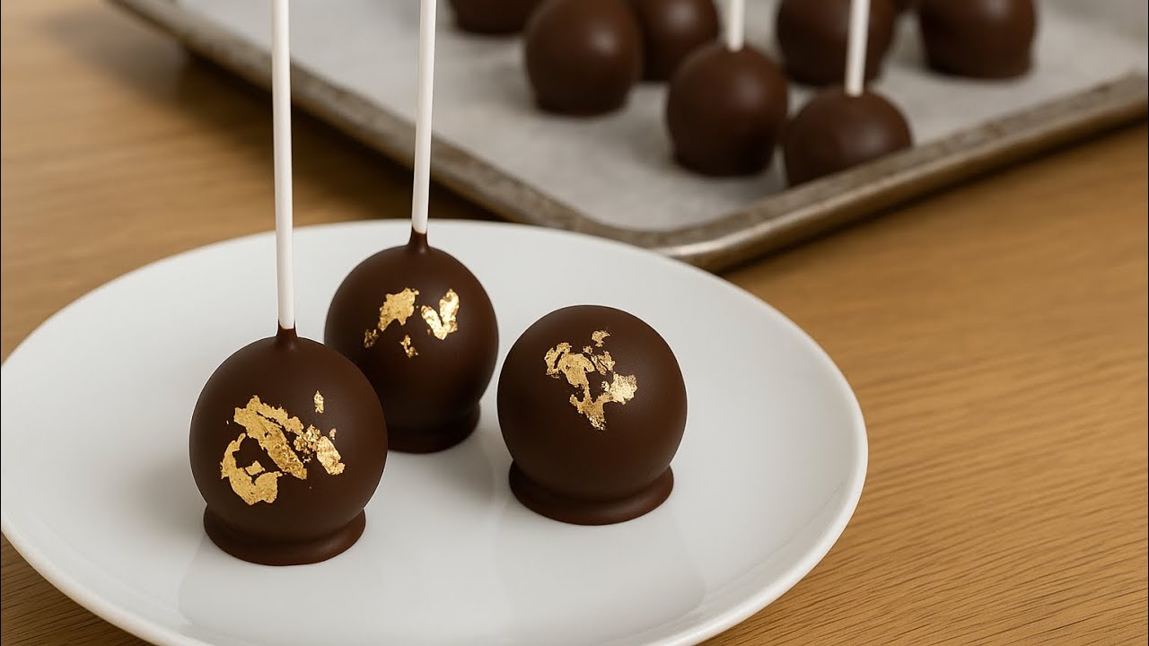 How to make chocolate cake pops easy recipe - YouTube
