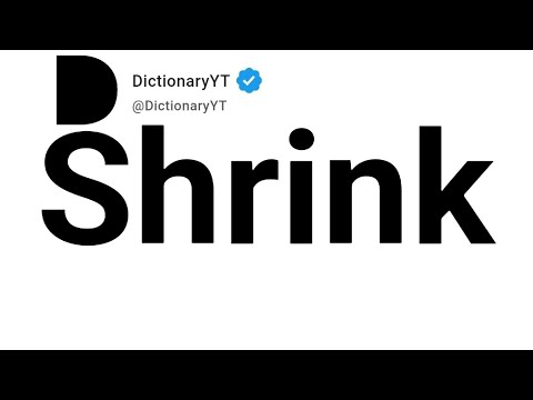Shrink Synonyms | Thesaurus | Similar Words - YouTube