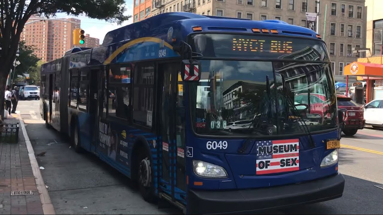 MTA NYC Bus New Flyer XD60 #6049 M101 LIMITED - YouTube