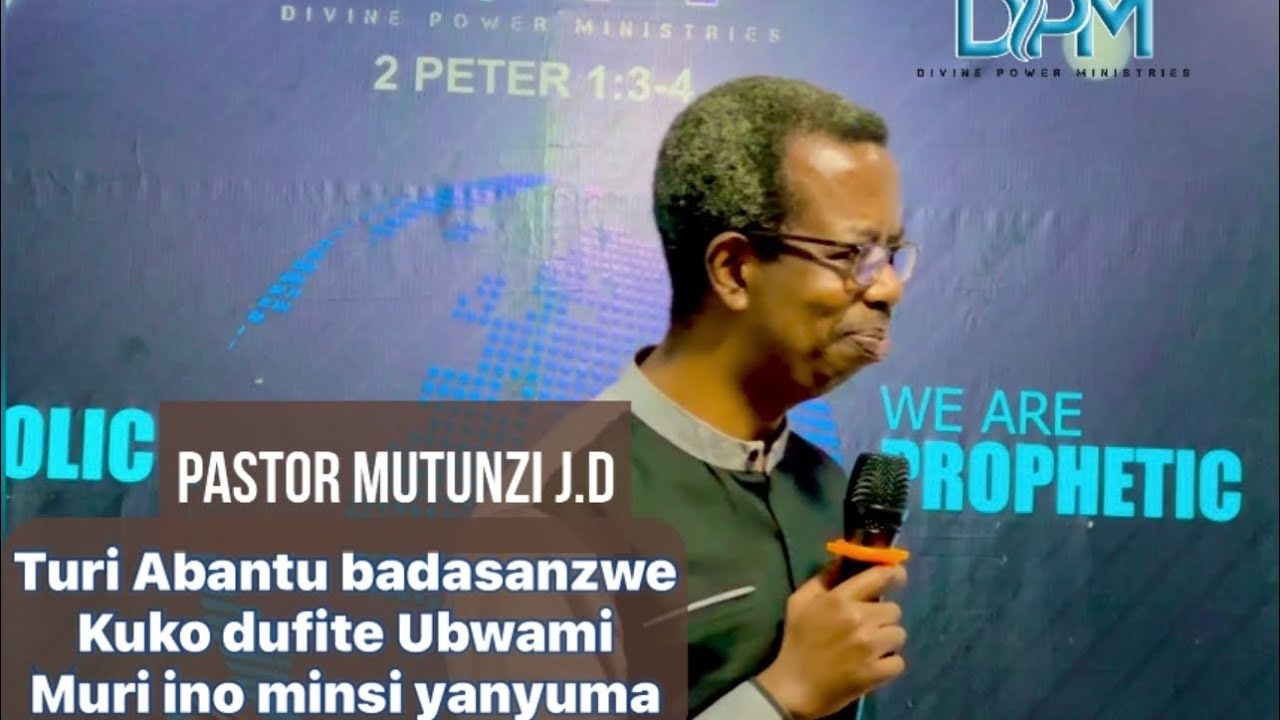 MUTUNZI Jean de Dieu. Iyo Imana ihuye n' Umuntu ibanza kumwereka uwo ariwe PREDESTINATION DPM ...