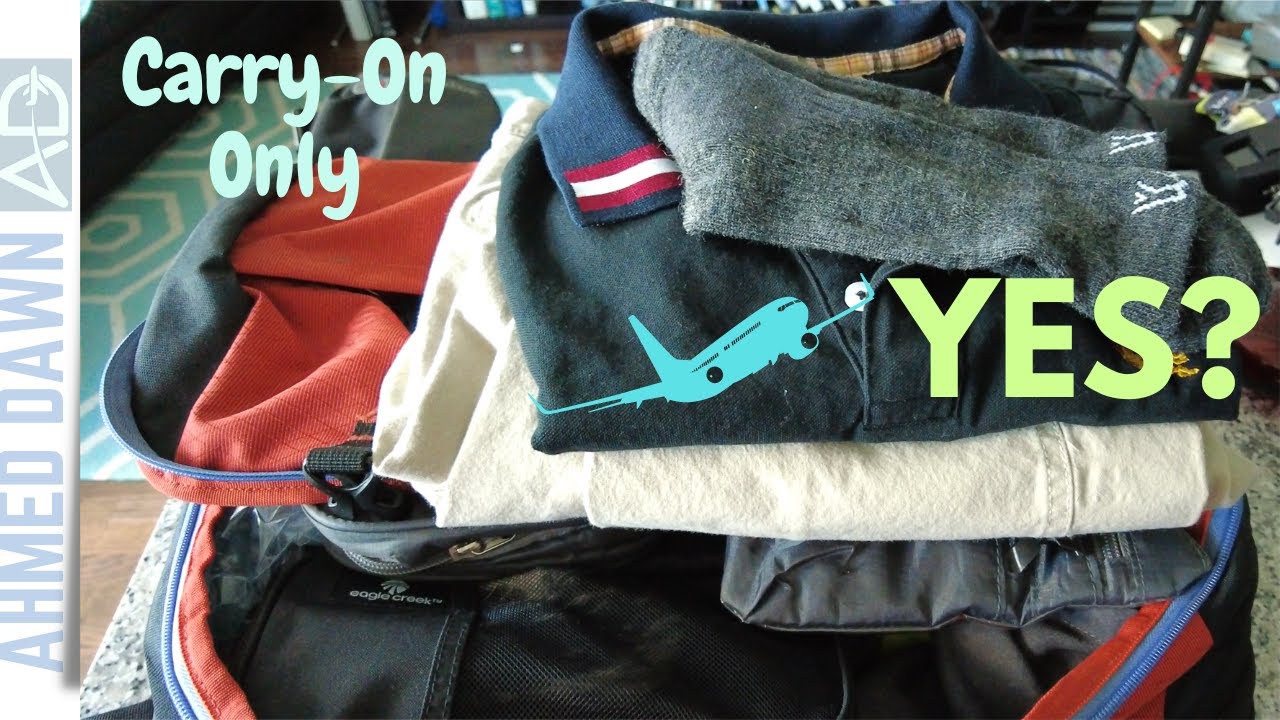 How to Pack A Carry-On for 3 to 4 Days Travel (Packing Hacks) - YouTube