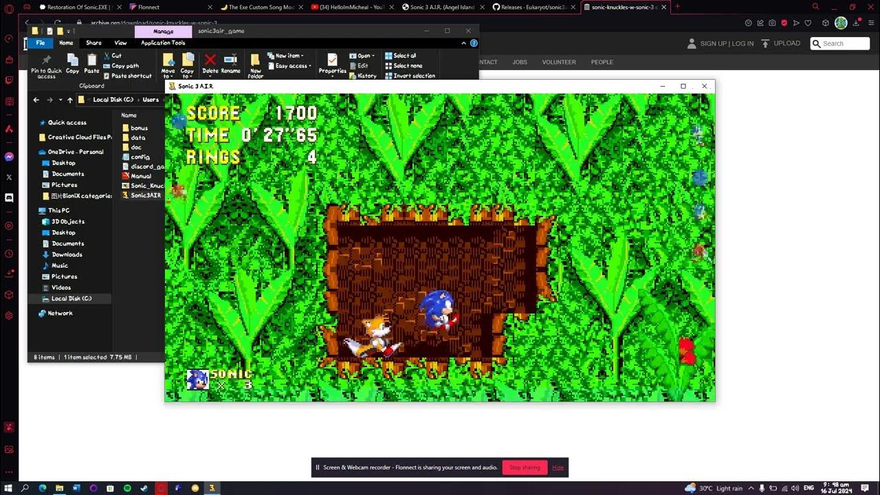 How to install Sonic 3 A.I.R. (Recreation of 2021 to 2023 era) (Links in the description) - YouTube