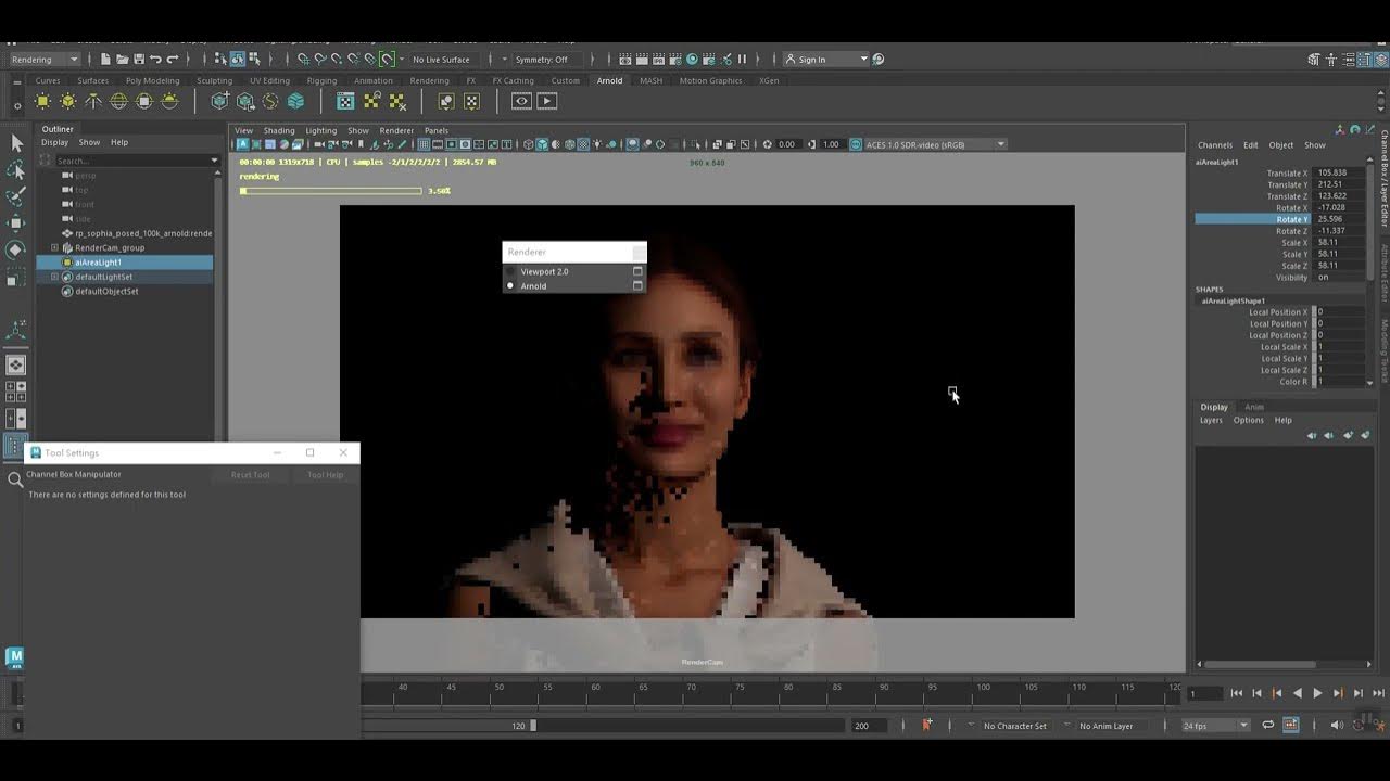 Maya Three Point Lighting Part 4 - YouTube