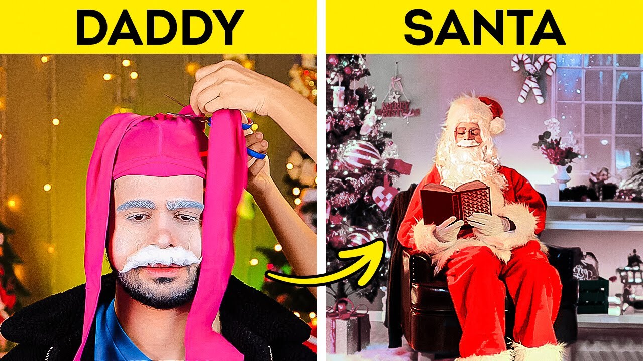 Santa Claus, Grinch and other Christmas Transformation Ideas 🎄 ️ - YouTube