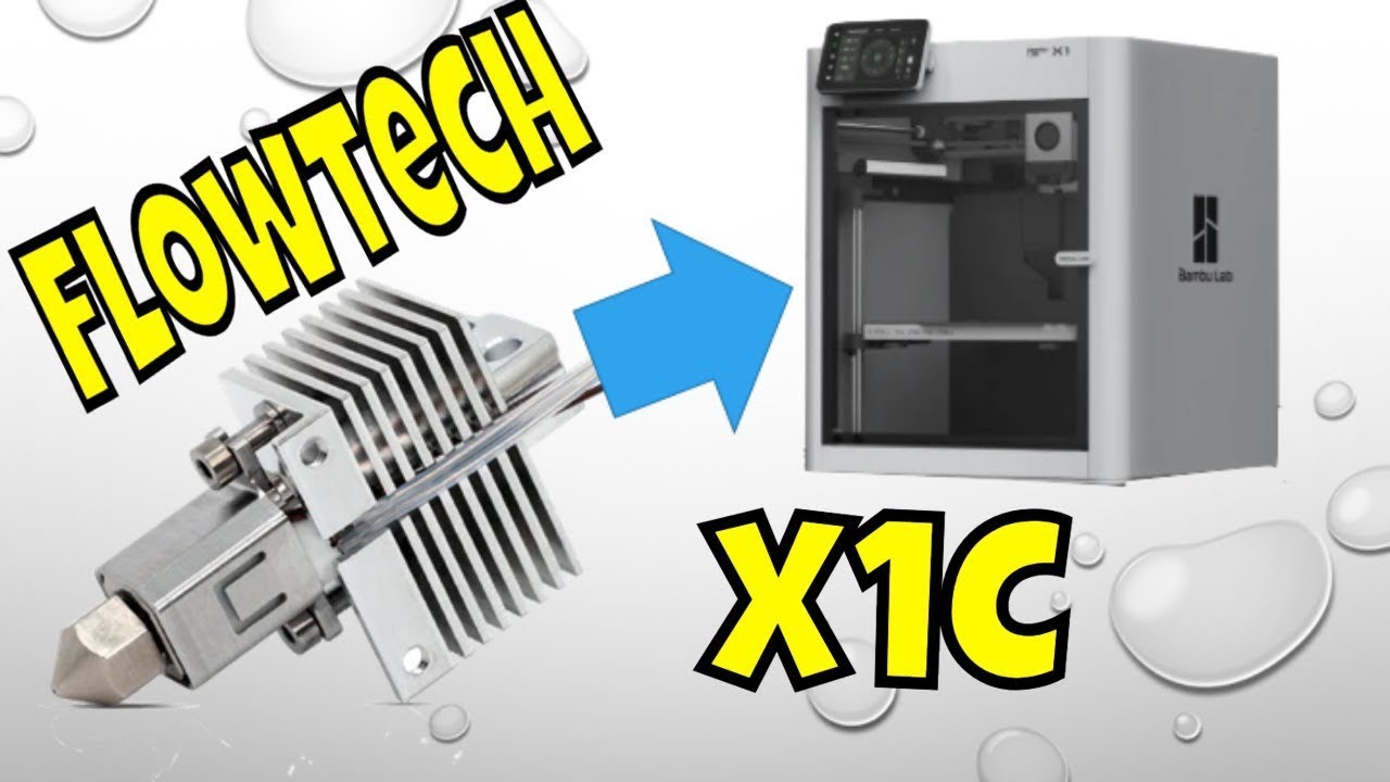 How to Install the Microswiss Flowtech Hotend on Bambulab X1C - YouTube