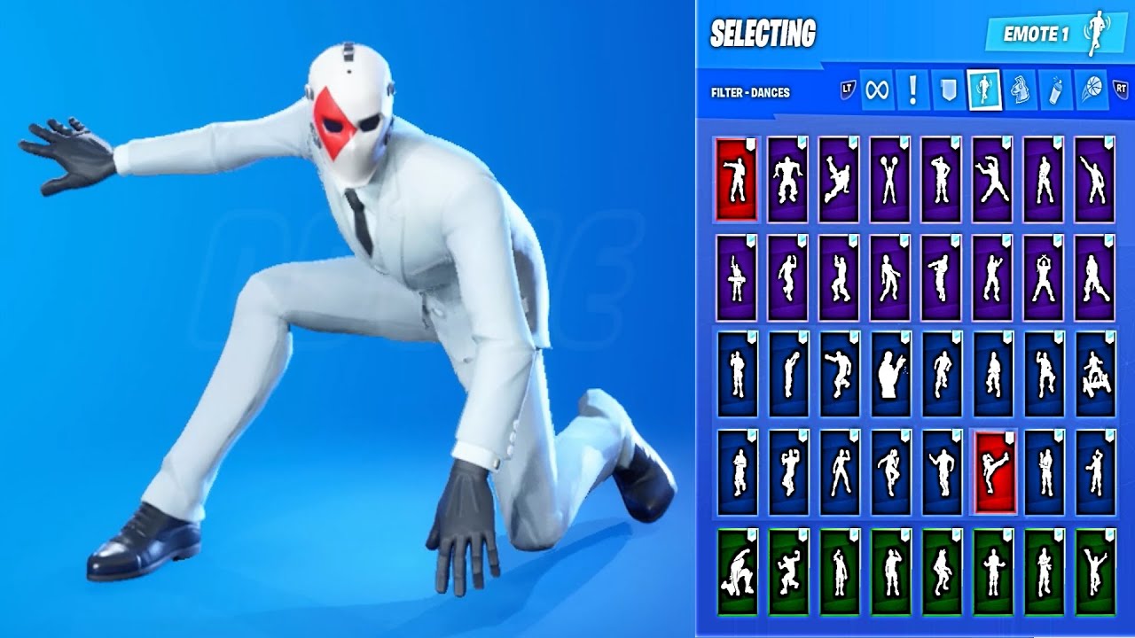 🔥 WILD CARD SKIN SHOWCASE WITH ALL FORTNITE DANCES & EMOTES 😱 - YouTube