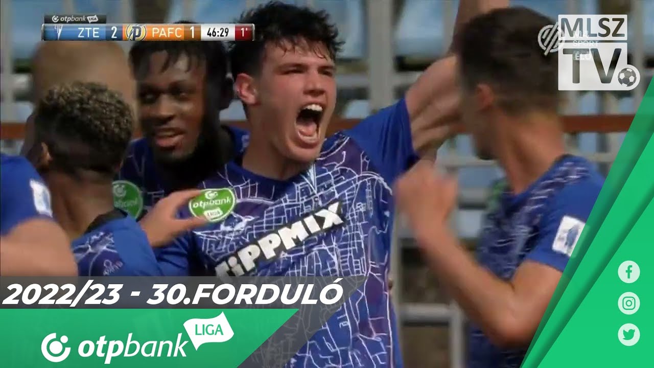 Klausz Milán Gábor gólja a ZTE FC - Puskás Akadémia FC mérkőzésen - YouTube