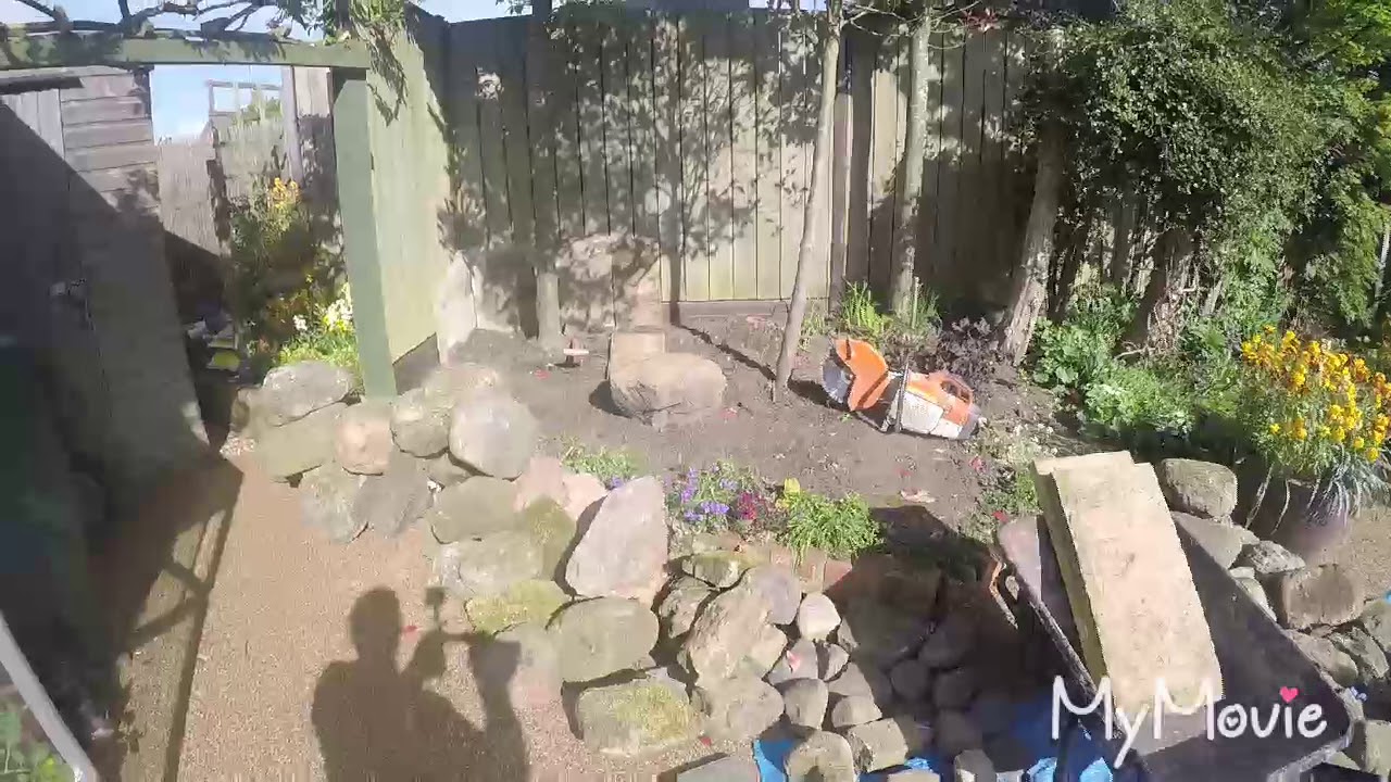 Building a small rockery - YouTube