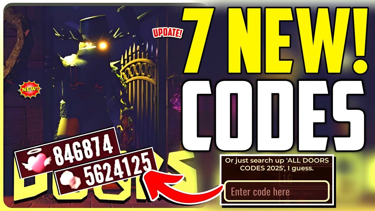 ⚠️UPDATE💥CODE!⚠️ DOORS ROBLOX CODES AUGUST 2025 - DOORS CODES - ROBLOX ...