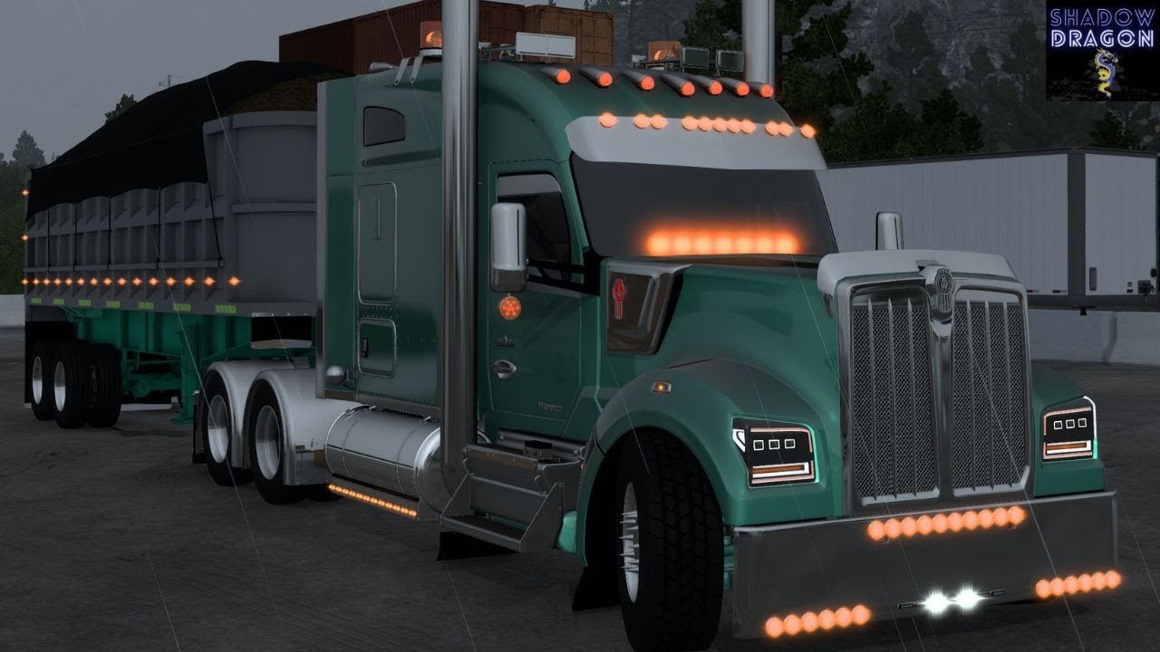 Check Out My Awesome New custom 2023 Kenworth W990 Truck!🔥 American ...