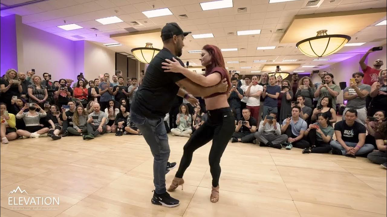 Brazilian Zouk Dance | Kadu and Larissa Improv Dance at Elevation Zouk 2022 - YouTube