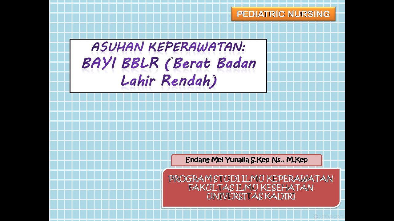 Bayi BBLR (Berat Badan Lahir Rendah) - YouTube