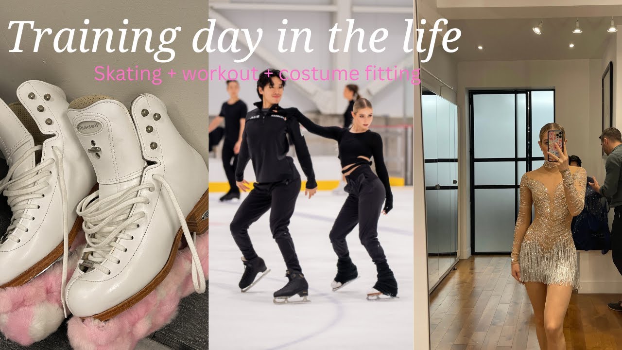 Training day at the Ice Academy of Montreal ⛸ | skating + costume ...