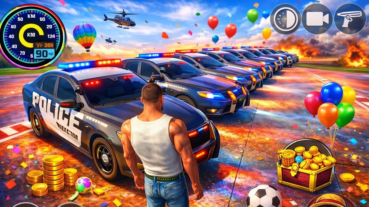 🙀10 police car vs1 lamborghini kon jitega 🤩🤯 || - YouTube