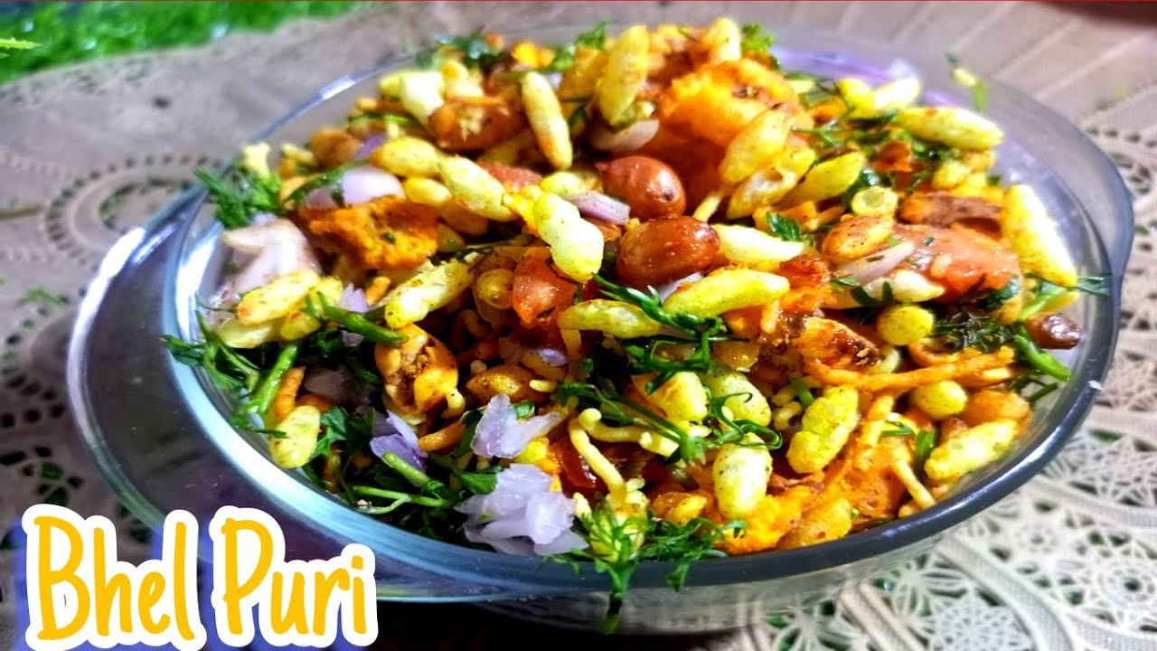 शाम की चाय की चटपटी साथी "भेल पूरी" ||Quick and easy Bhel Puri recipe 😋 ...
