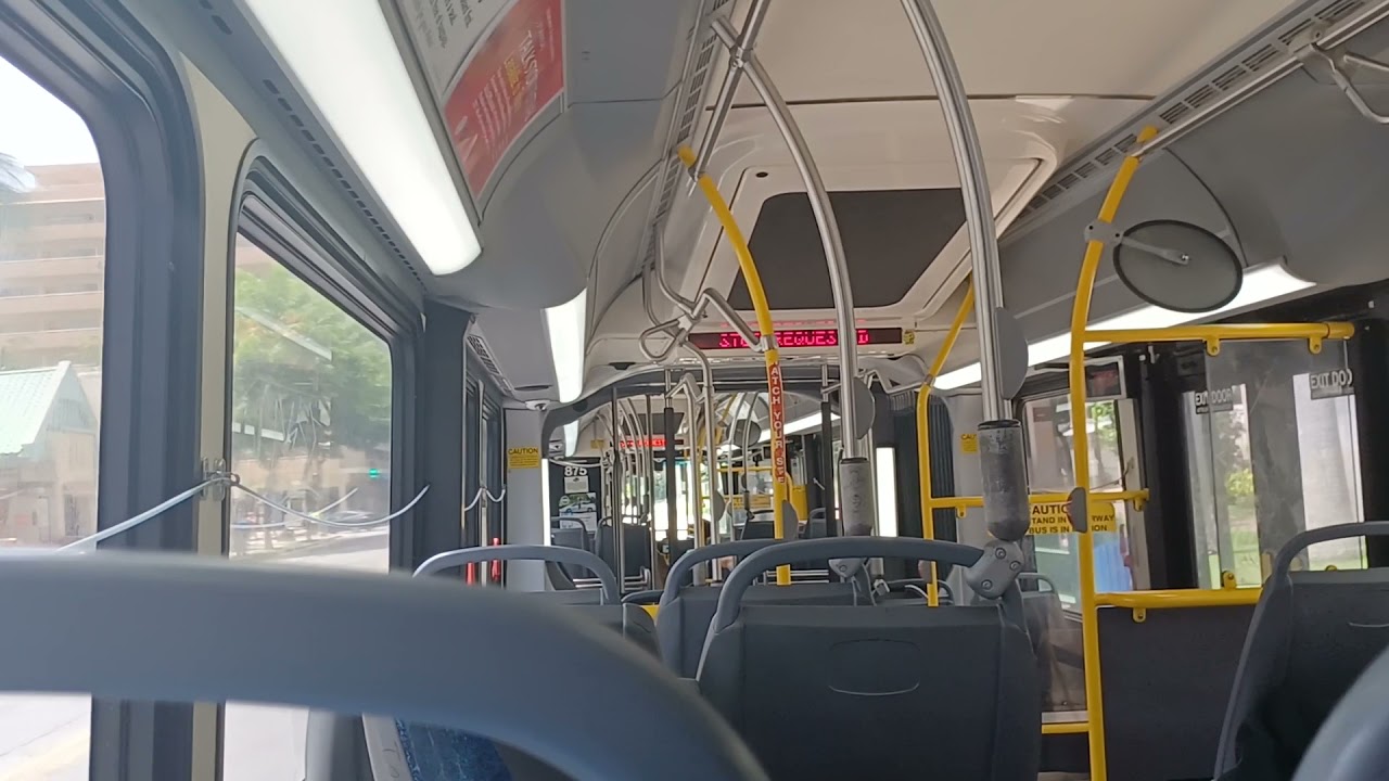 Honolulu Bus #875 Route 20 (mega rare) - YouTube