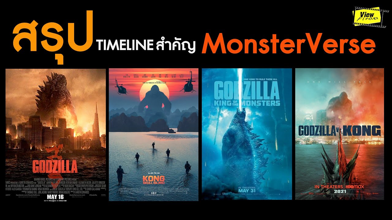 Timeline ประวัติศาสตร์ Monster Verse [ Viewfinder : Godzilla vs. Kong ...