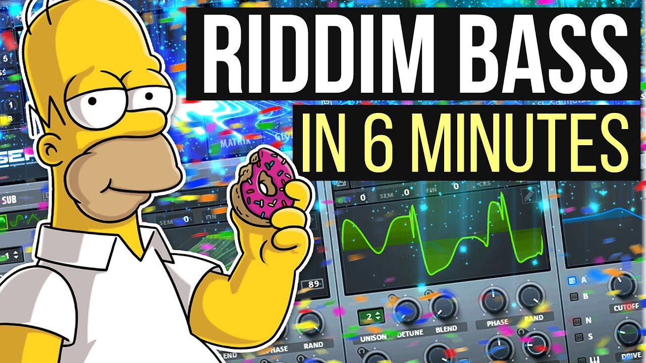 MAKING RIDDIM BASSES IN 6 MINUTES SERUM TUTORIAL - YouTube