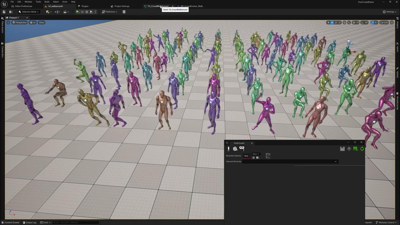 Part23 Animating crowd with Niagara - YouTube