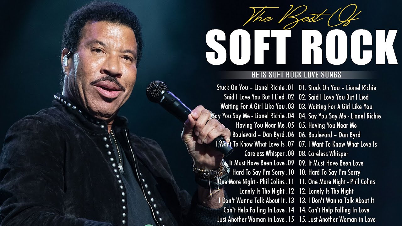 Classic Soft Rock Love Songs 80s 90s 💫 Lionel Richie, Phil Collins ...
