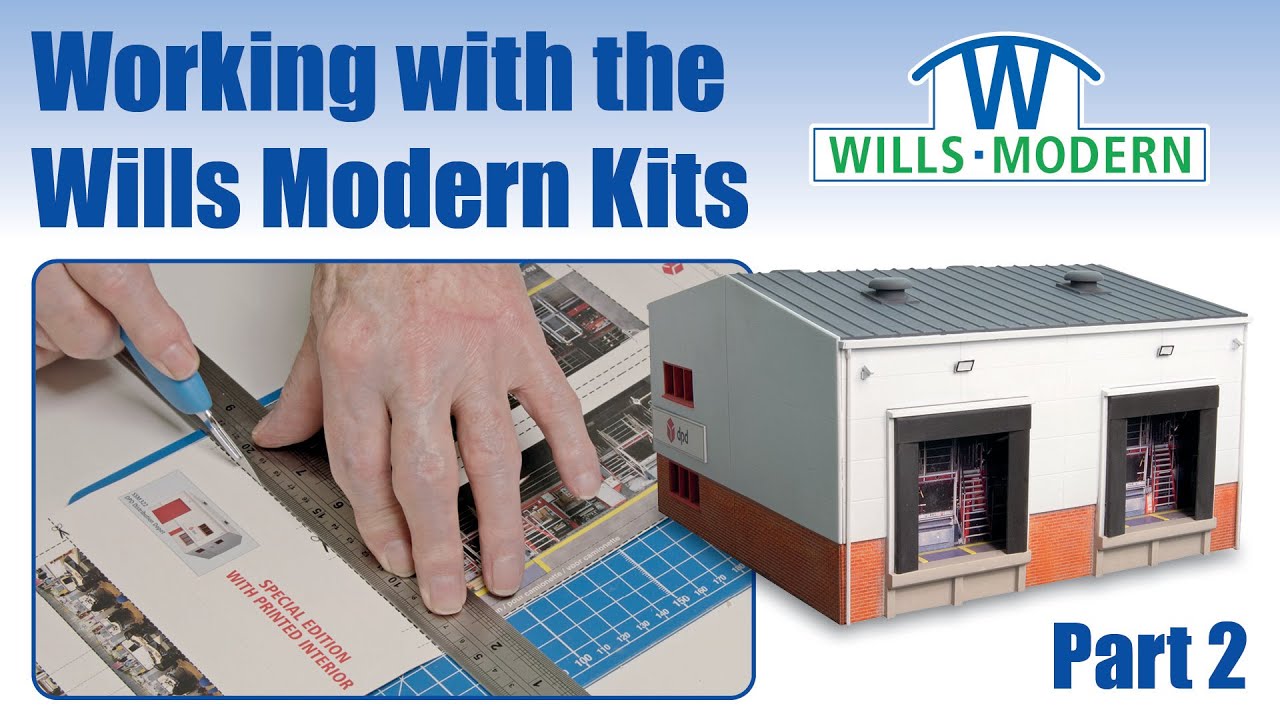 Working with the Wills Modern Kits - DPD Depot part 2 - YouTube