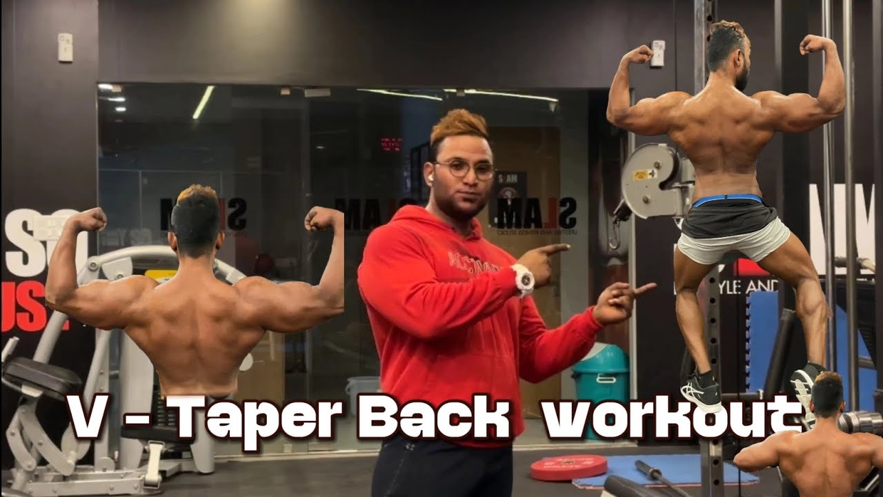 💪 V - Taper Back workout and 💪 biceps 💪 - YouTube