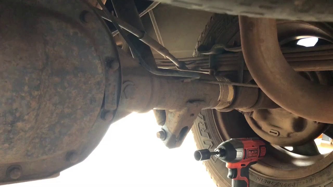 How to: replace the shocks on a ford ranger - YouTube