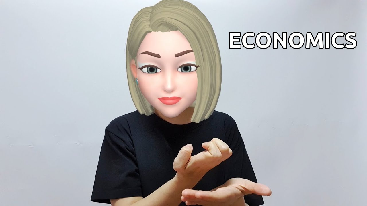 American Sign Language (ASL) School Subject Lesson: Economics - YouTube