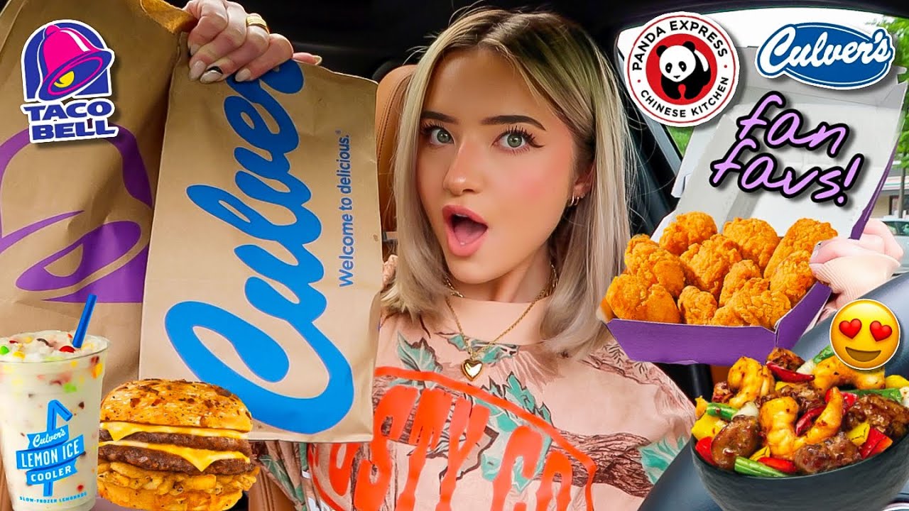 Eating VIRAL LIMITED TIME FAST FOOD Items For 24 HOURS!! - YouTube