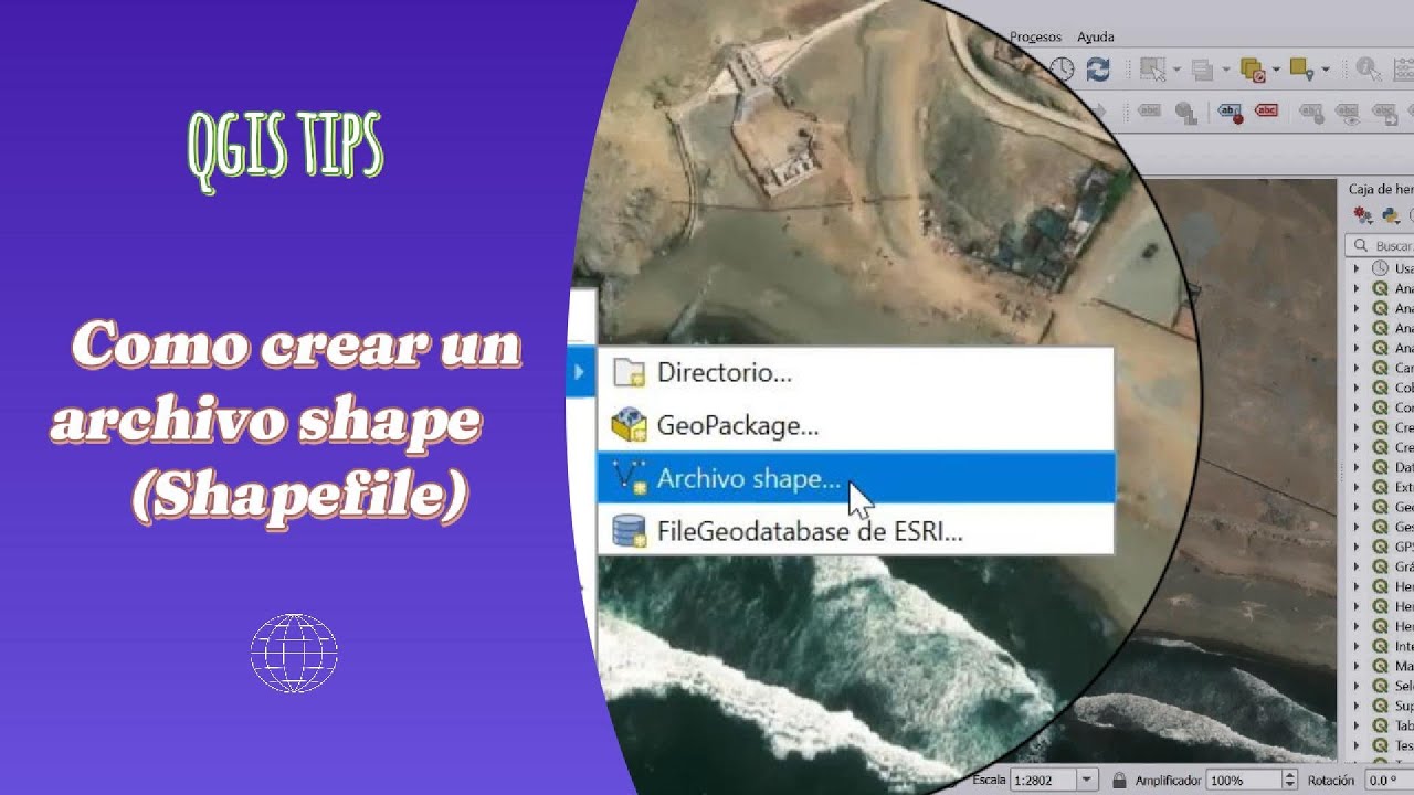 QGIS: Cómo crear un SHAPEFILE desde cero! - YouTube