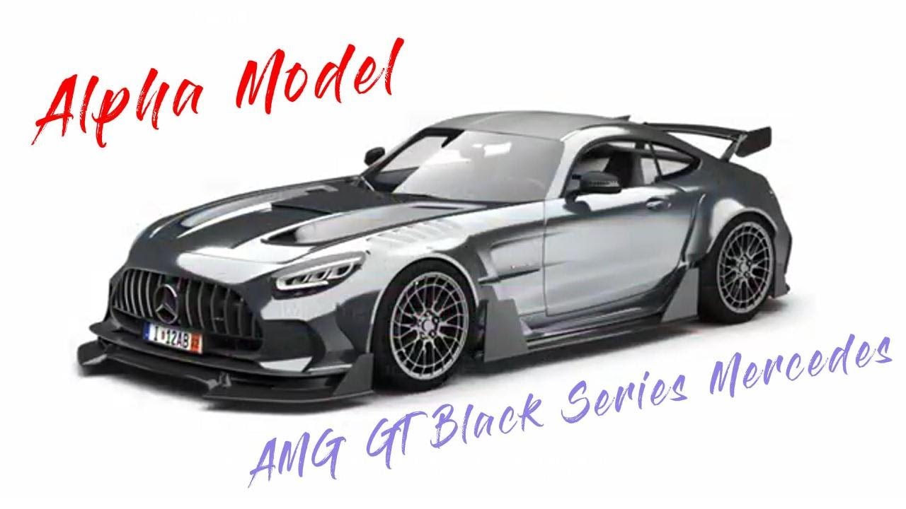 How to Flocking&Detailing 124 scale Mercedes AMG GT Black Series Alpha ...