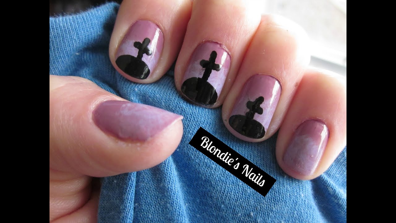 Easter Nails - Crosses on Calvary - YouTube
